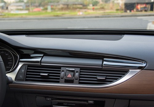 For Audi A6 A7 S6 S7 2012-2018 Black Titanium Center Console Dash Strip ...