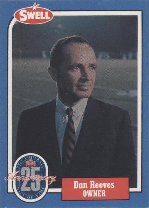 1988 Swell Football Greats Hall of Fame - Dan Reeves #102 for sale ...