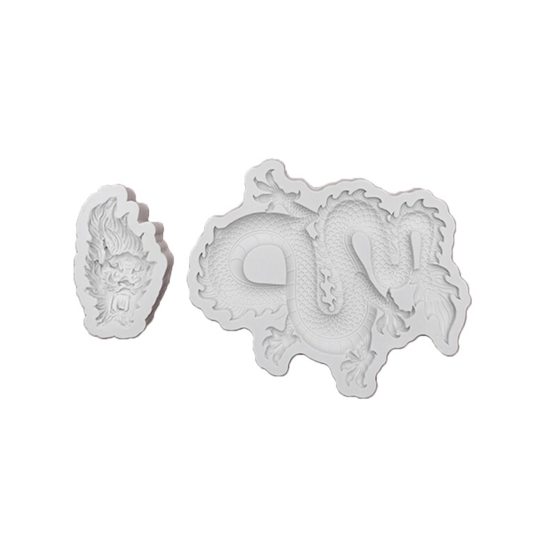 Zodiac-Dragon Cake Cupcake-Topper Decorating Tools Epoxy Resin Mold DIY ...