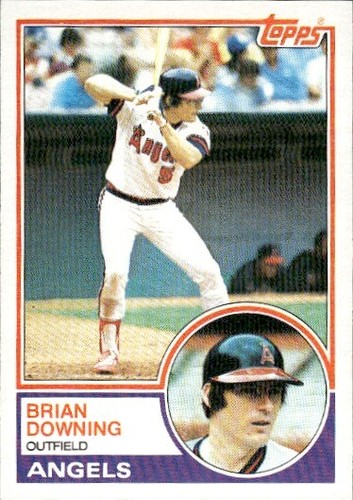 1983 Topps #442 Brian Downing California Angels Baseball | eBay
