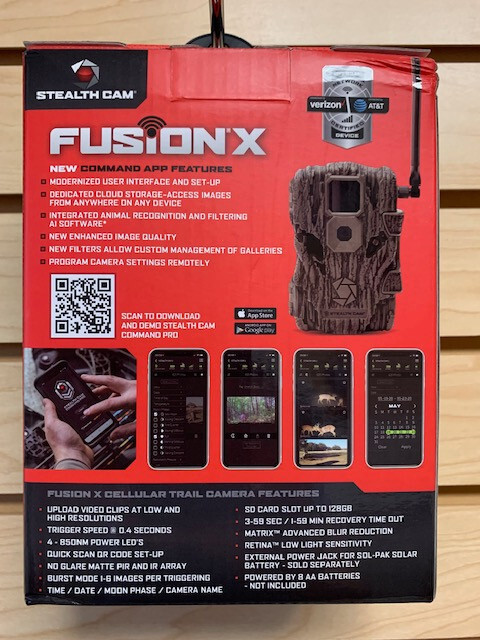 Stealth Cam Fusion X Dual AT&T / Verizon Wireless Cellular Trail Camera ...