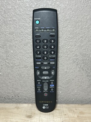 Optimus OEM Replacement Remote Control Model# 16-2575 -Tested And ...