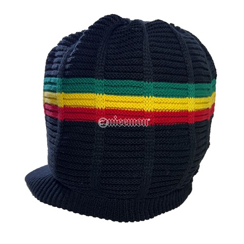 100% Cotton Rasta Dreadlocks Cap Hat Dancehall Reggae Africa Jamaica ...
