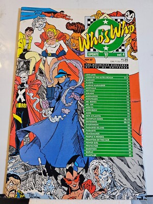 Who's Who Update #4 Comic 1987 DC Comics | eBay