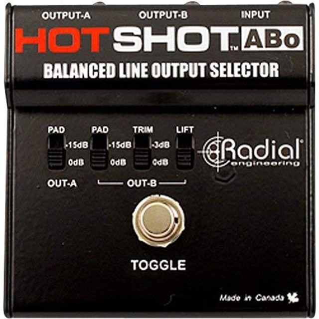 Radial Engineering Hotshot Dm1 Microphone Signal Muting Footswitch for ...