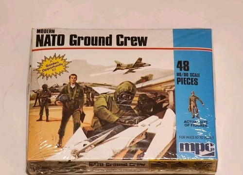 New 1983 MPC Modern NATO Ground Crew Toy Plastic Soldiers 6014 1/72 HO ...