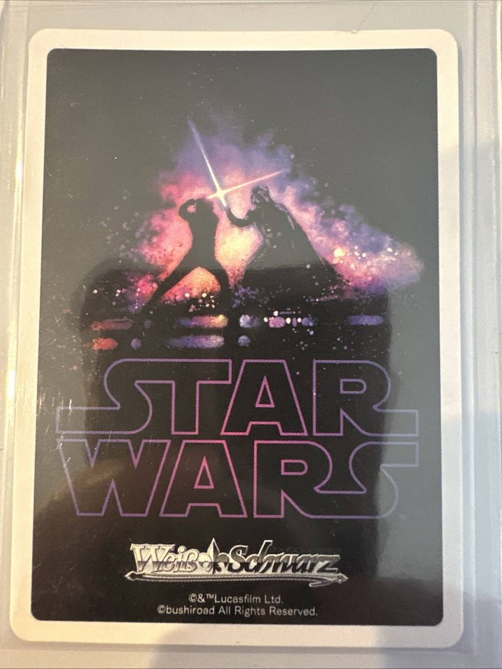 Weiss Schwartz Star Wars Rare dark Side Vader SW/S49-056 R | eBay