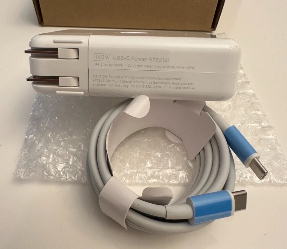 Genuine 140W USB C Charger Adapter for Apple MacBook Pro 16 14 inch M1 ...