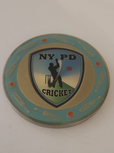 NYPD CRICKET TEAM CHALLENGE COIN | eBay