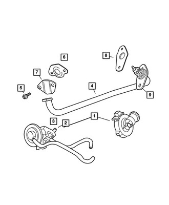 Genuine Mopar Egr Valve 4861635AG | eBay