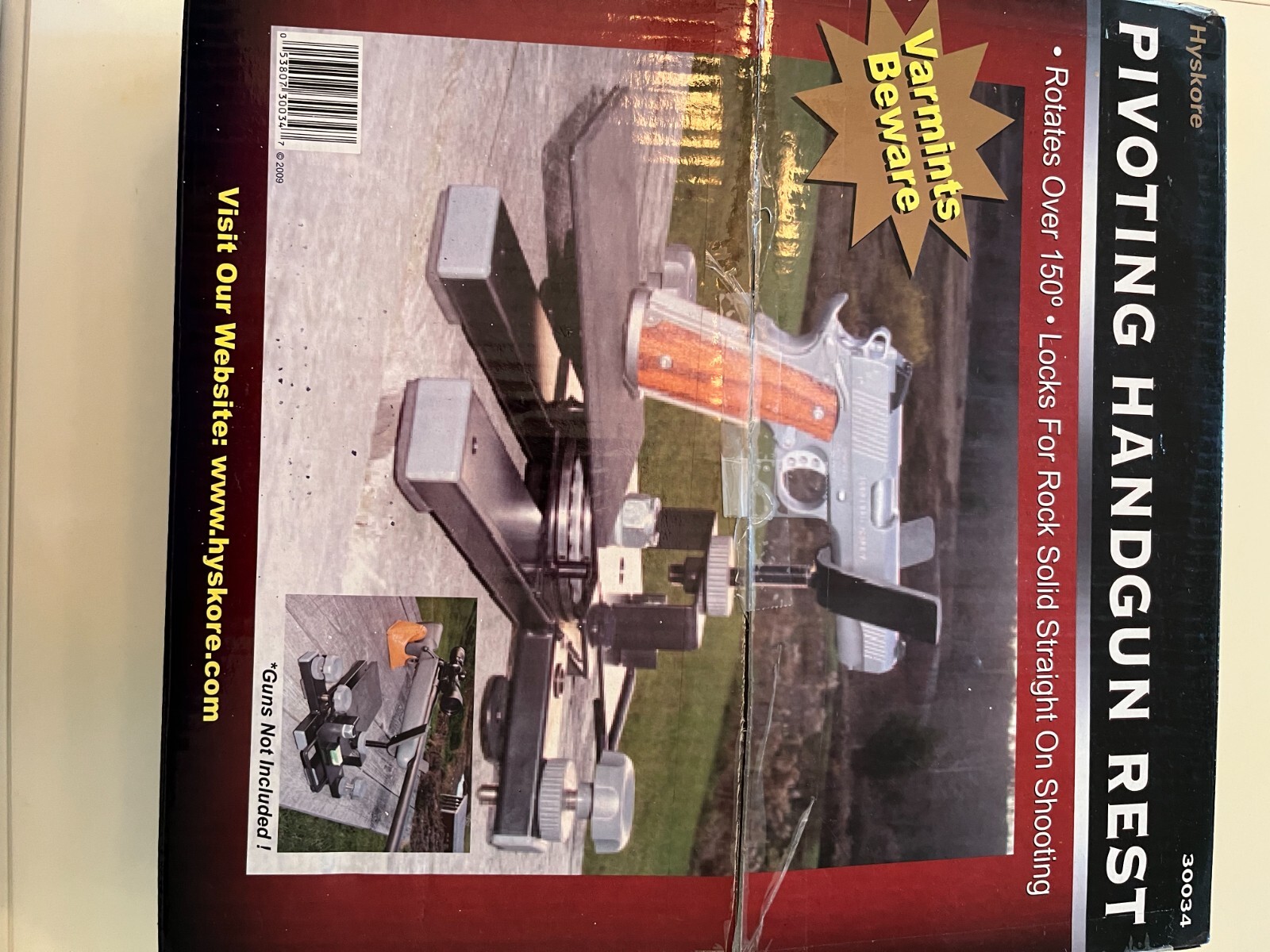 HySkore 30034 Black Swivel Pistol Rest for sale online | eBay