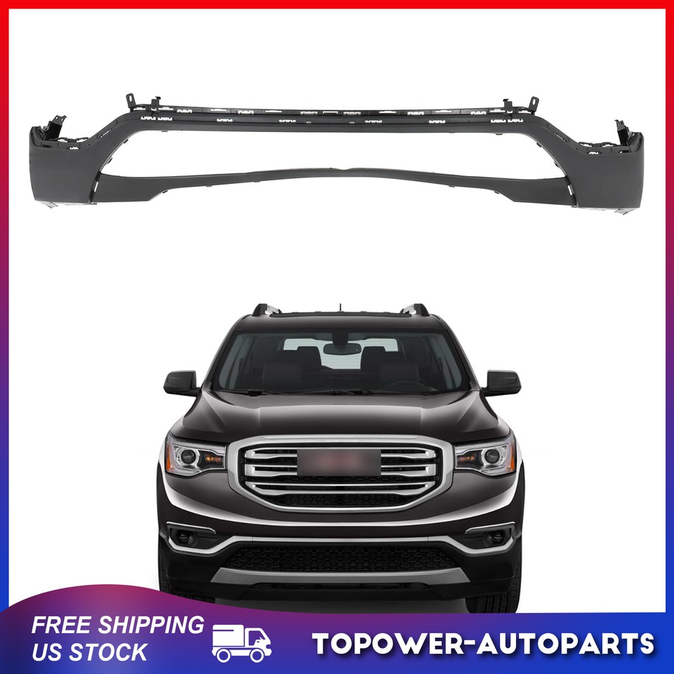 Front Lower Bumper Cover Black Plastic For 2017 2018 2019 GMC Acadia ...