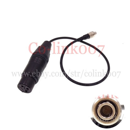 Sennheiser SK2000 Zaxcom Wisycom Audio Input Cable, FVB 00 3Pin Male to ...