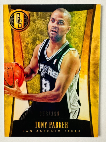 2013-14 Panini Gold Standard Tony Parker Card SP #/199 Spurs Legend! | eBay