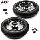 KKE 17" Motard Wheels Tires Set for Suzuki DR650SE 1996-2024 Supermoto ...