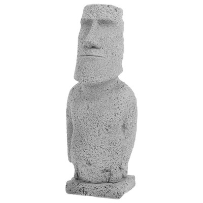 Decorative Moai Statue Easter Island Moai Aquarium Small Moai Statue ...