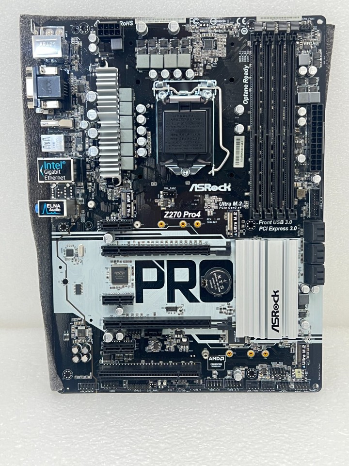 New (Open Box) ASROCK Z270 PRO4 SOCKET LGA 1151 GAMING MOTHERBOARD ONLY ...