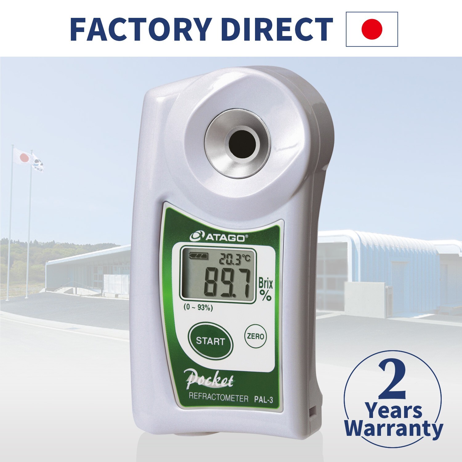 ATAGO official site ATAGO "Pocket" Refractometer PAL-3 Made in Japan ...