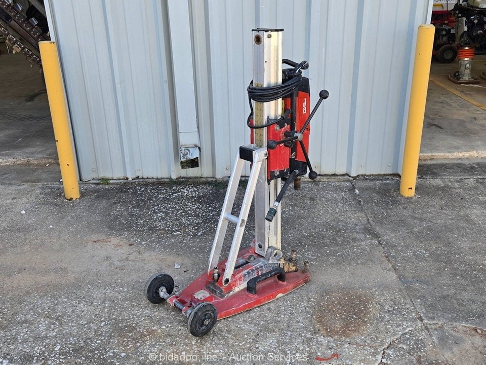 2017 Hilti DD250 Portable Rock Core Drill Coring Rig Stand Wheels ...