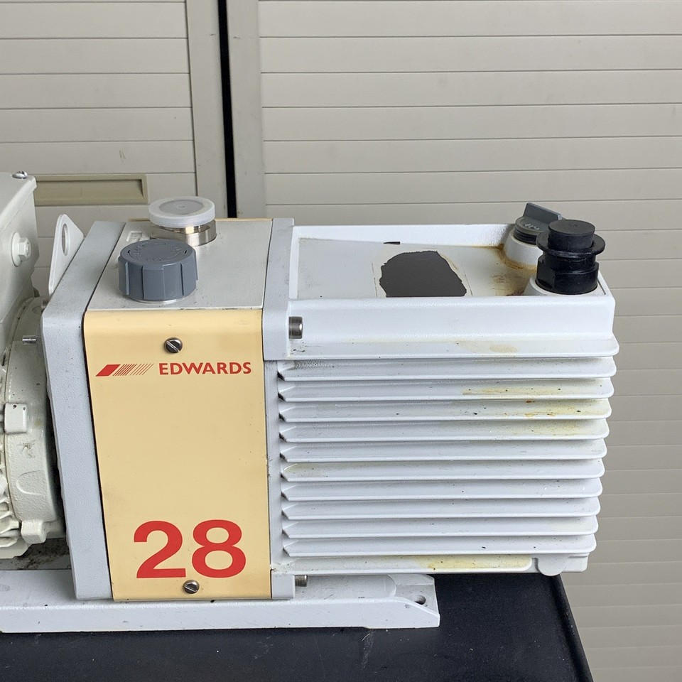 Edwards E2M28 Rotary Vane Vacuum Pump Drained Oil | eBay