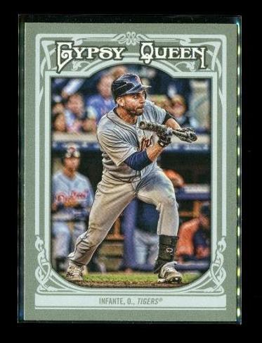 2013 TOPPS GYPSY QUEEN Baseball Trading Card #196 OMAR INFANTE Detroit ...