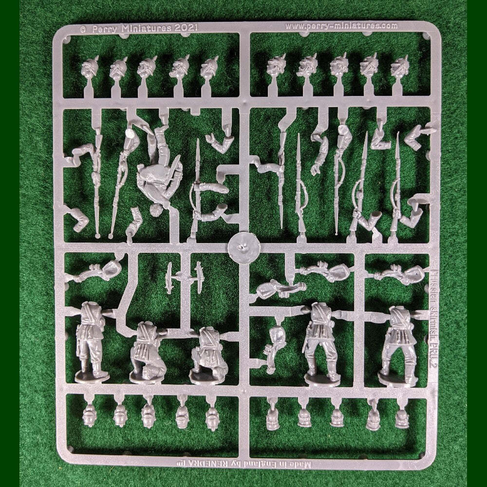 Franco-Prussian War Prussian Infantry Advancing - 39 figs - Perry ...