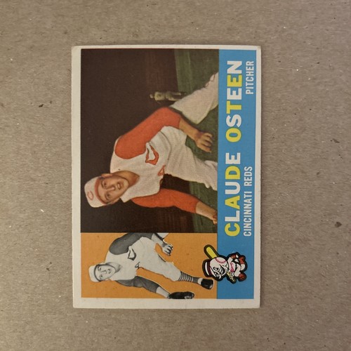 1960 Topps Baseball Claude Osteen Cincinnati Reds Card #206 | eBay