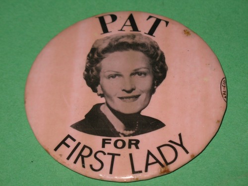 Vintage Richard Nixon Political Campaign Pin Button " Pat For First ...