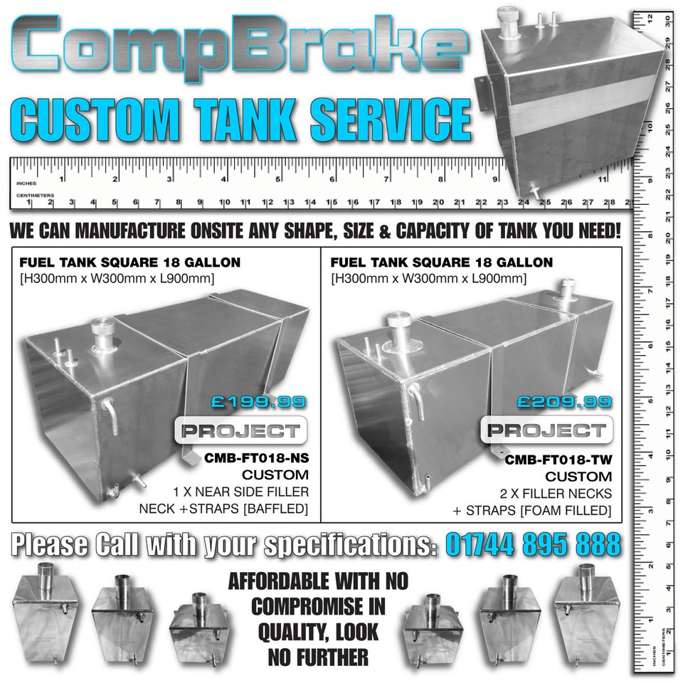 Bespoke Alloy Baffled Fuel Tank Rally/Race/Kitcar/Performance/Track ...