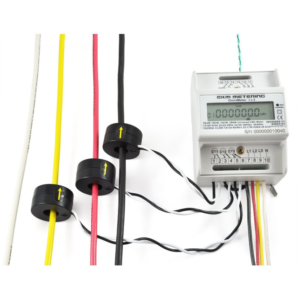 Electric kWh Meter - All Volts - Single or 3-Phase - Submeter Rental ...