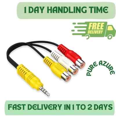 AV Adapter Video AV Component Adapter Cable Replacement for TCL TV 3 ...