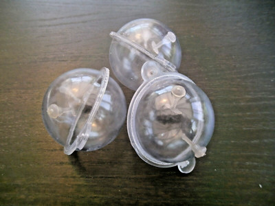 ROUND BUBBLE FLOATS 4cm CLEAR - Pack of x 3 | eBay UK