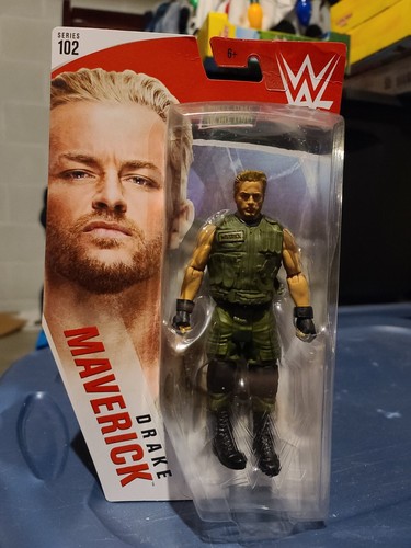WWE WRESTLING BASIC SERIES #102 SUPERSTAR WRESTLER DRAKE MAVERICK ...