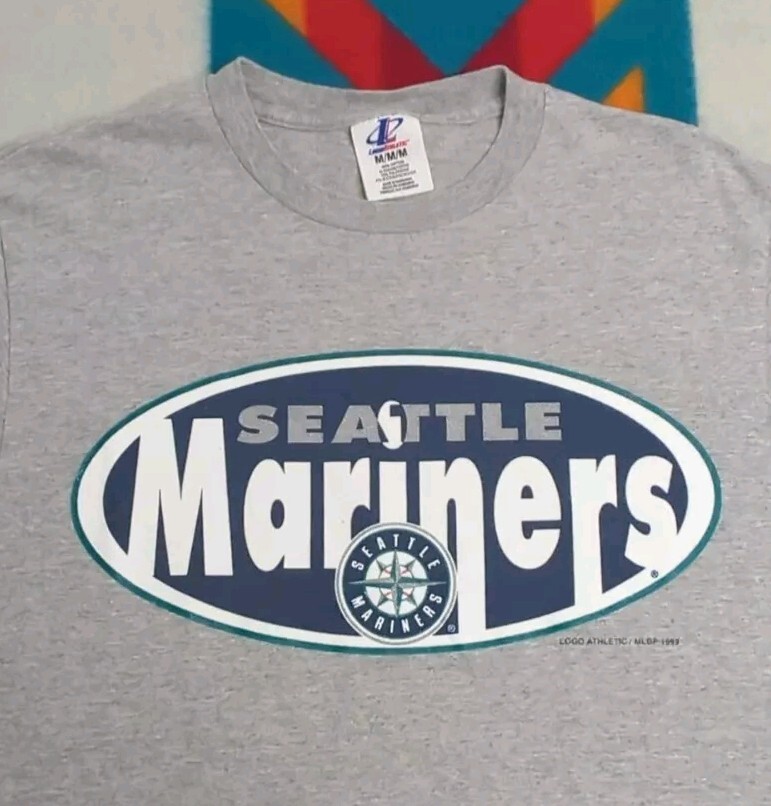 Vintage Seattle Mariners Shirt 1999 Logo Athletic Retro Griffey Small ...