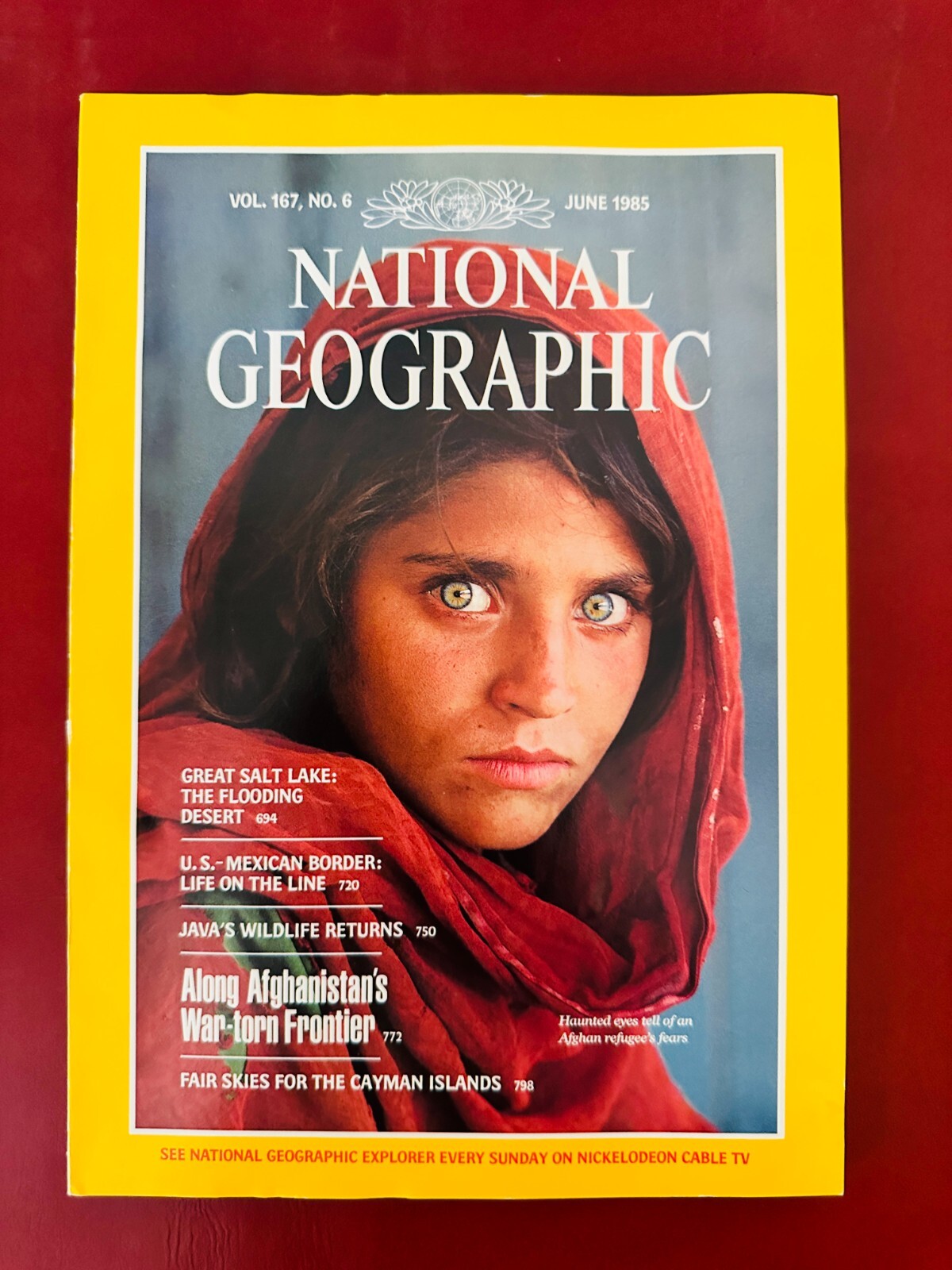 National Geographic Magazine Vol. 167 No. 6 June 1985 Afghan Girl ...