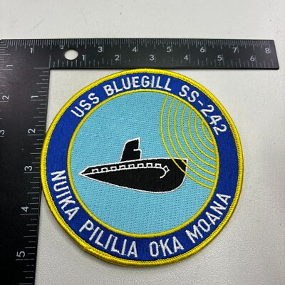 US Navy Submarine USS BLUEGILL SS-232 Patch Military 40a6 | eBay