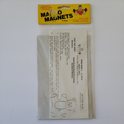 Macho Magnets by Malgo 5" x 8" Flexible Sheet Magnet w/ Adhesive Back ...