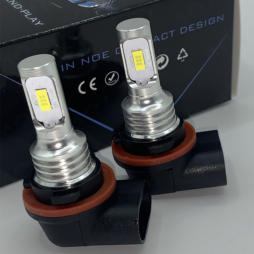 3 prongs White LED Headlight Bulbs For 22-23Honda Foreman Rubicon 500 ...