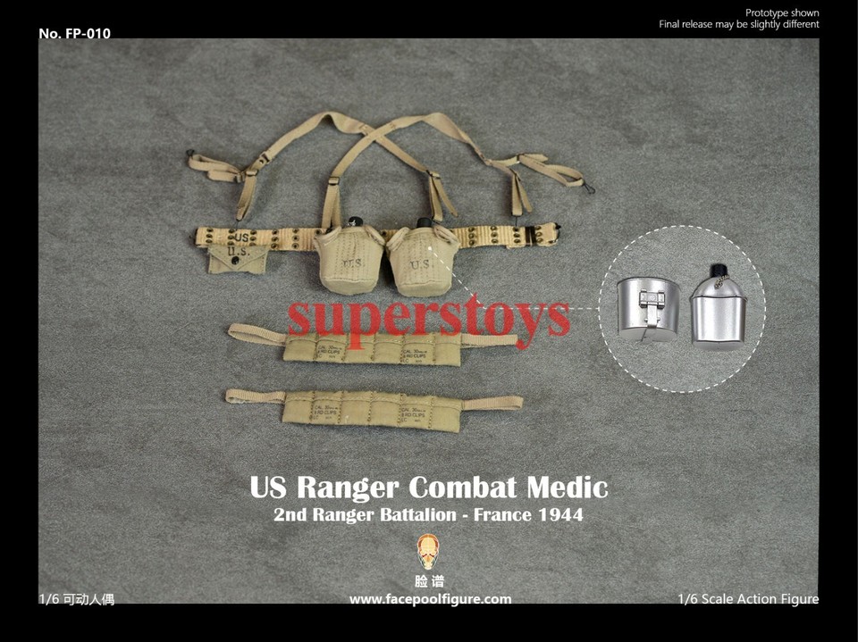 Facepoolfigure FP010 1/6 WWII US Ranger Combat Medic Male Action Figure ...