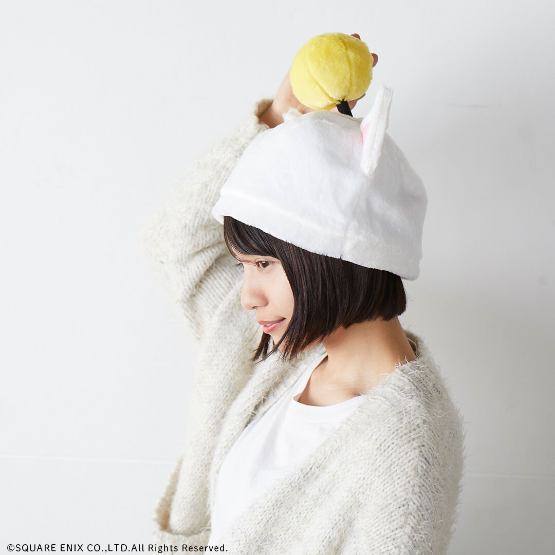 Final Fantasy XIV Moogle Mogumogu Mogmog Cap Cosplay Square Enix | eBay