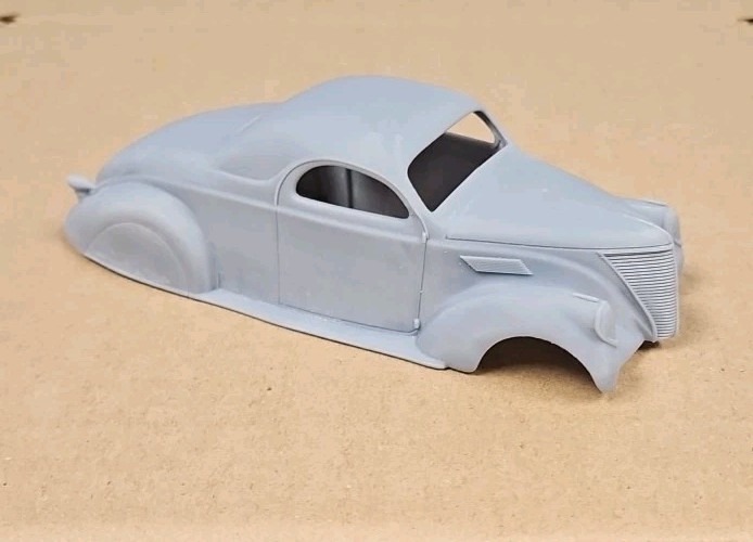 ABS-LIKE RESIN 3D PRINTED 1/25 1937 LINCOLN ZEPHYR CHOPPED TOP CUSTOM ...