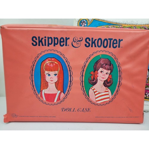 Vintage Mattel Barbie Doll Cases Skipper & Skooter & Handmade Clothes | eBay