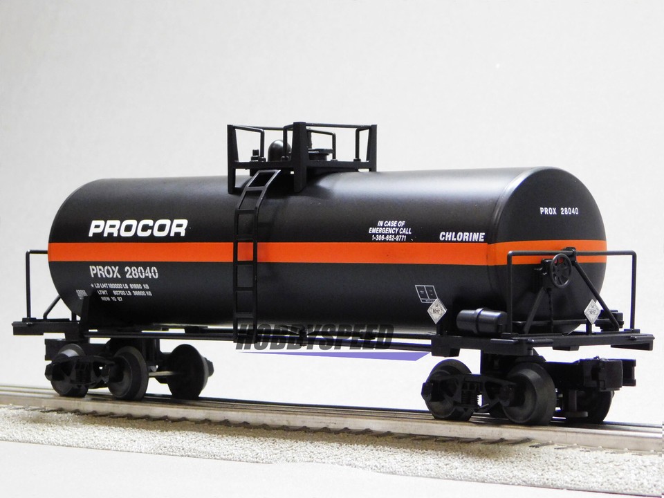 LIONEL PROCOR UNIBODY TANK CAR O GAUGE #28040 tanker train 2343052 NEW ...