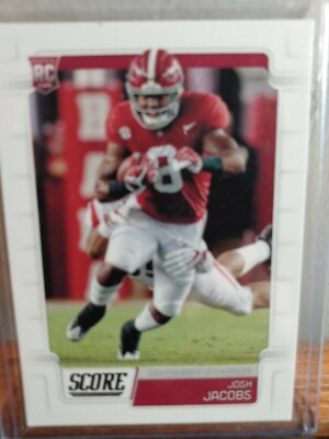 Josh Jacobs 2019 Score Rookie Card #383 | eBay