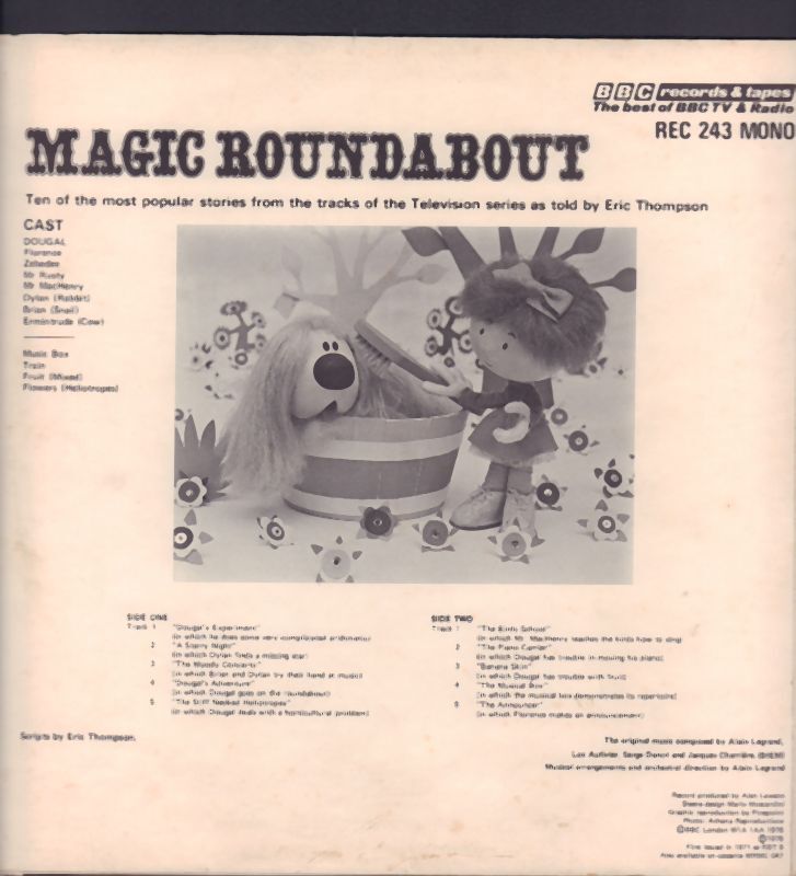 Eric Thompson(Vinyl LP)Magic Roundabout-BBC Records And Tapes-REC 243-U ...