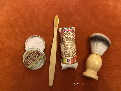 Ww1 Ww2 Bath Set Brush Teeth And Shaving Soap Kit Roll | eBay