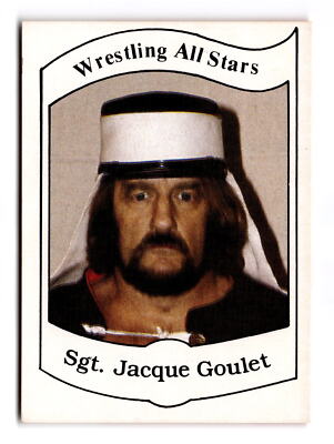 1983 Wrestling All Stars Series A #4 Sgt. Jacques Goulet | eBay