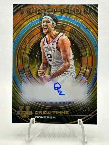 2022-23 Bowman Inception U #BIADT Drew Timme /50 (Gold Auto) | eBay