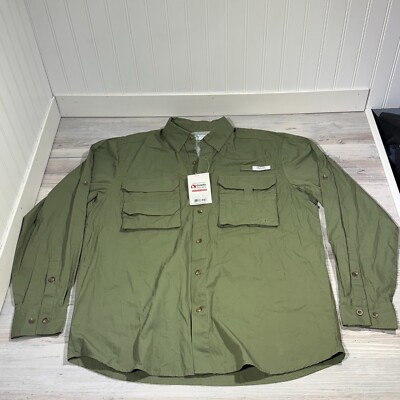 Gander Mountain Guide Series Trophy Fishing Moss Long Sleeve Shirt ...