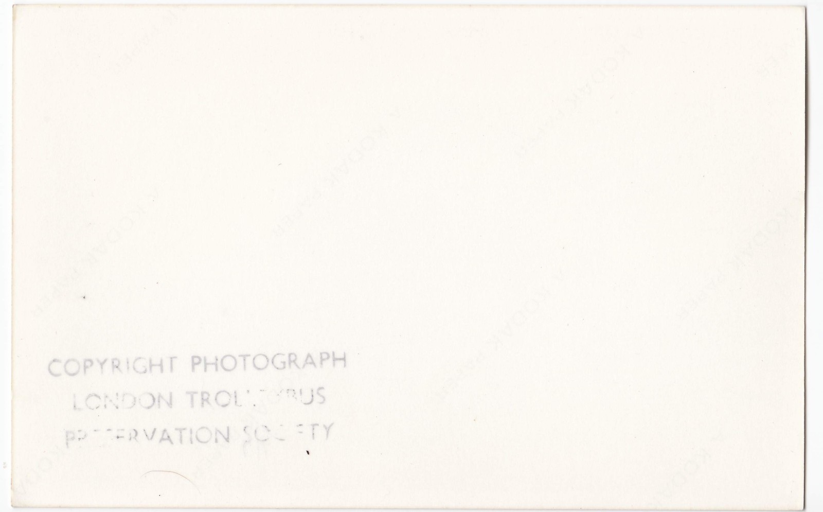 London; LCC No 1 'Bluebird' On Extra Service To Streatham Library, PC ...